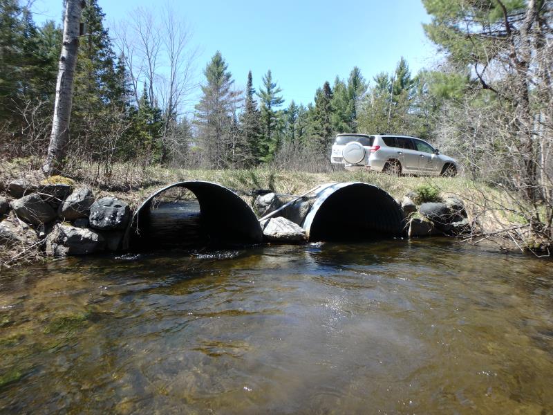 Road Stream Crossing Site GTBAY_S606