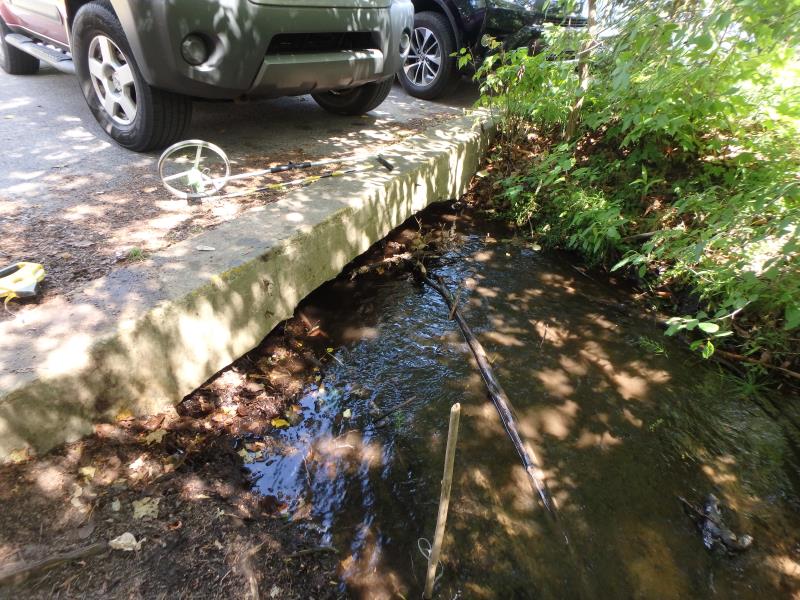Road Stream Crossing Site GTBAY_S848