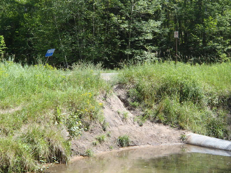 Road Stream Crossing Site PLT-A-4